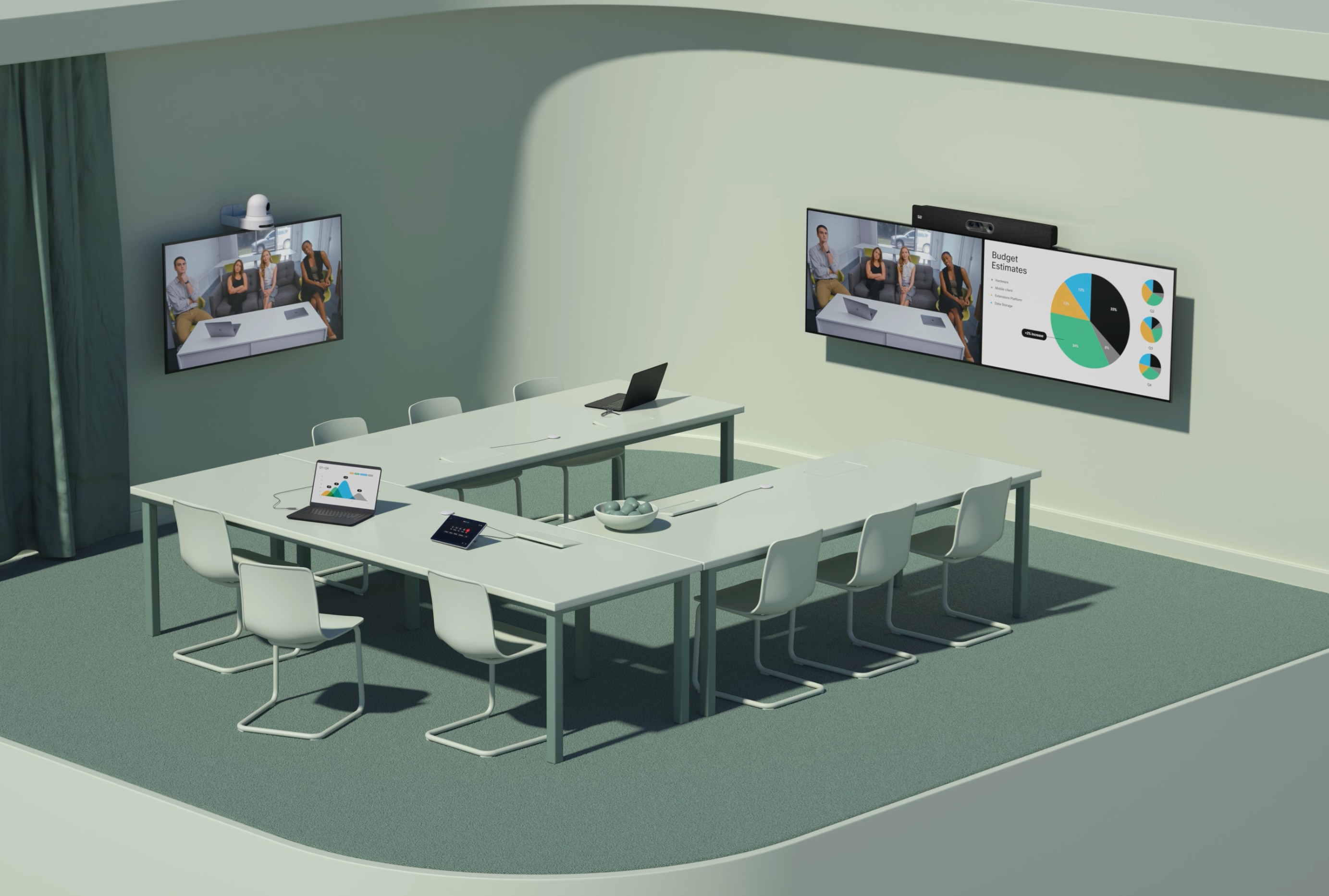 Cisco Room Kit EQ: Inclusive video conferencing in large spaces Cisco Room Kit EQ: Inclusive video conferencing in large spaces