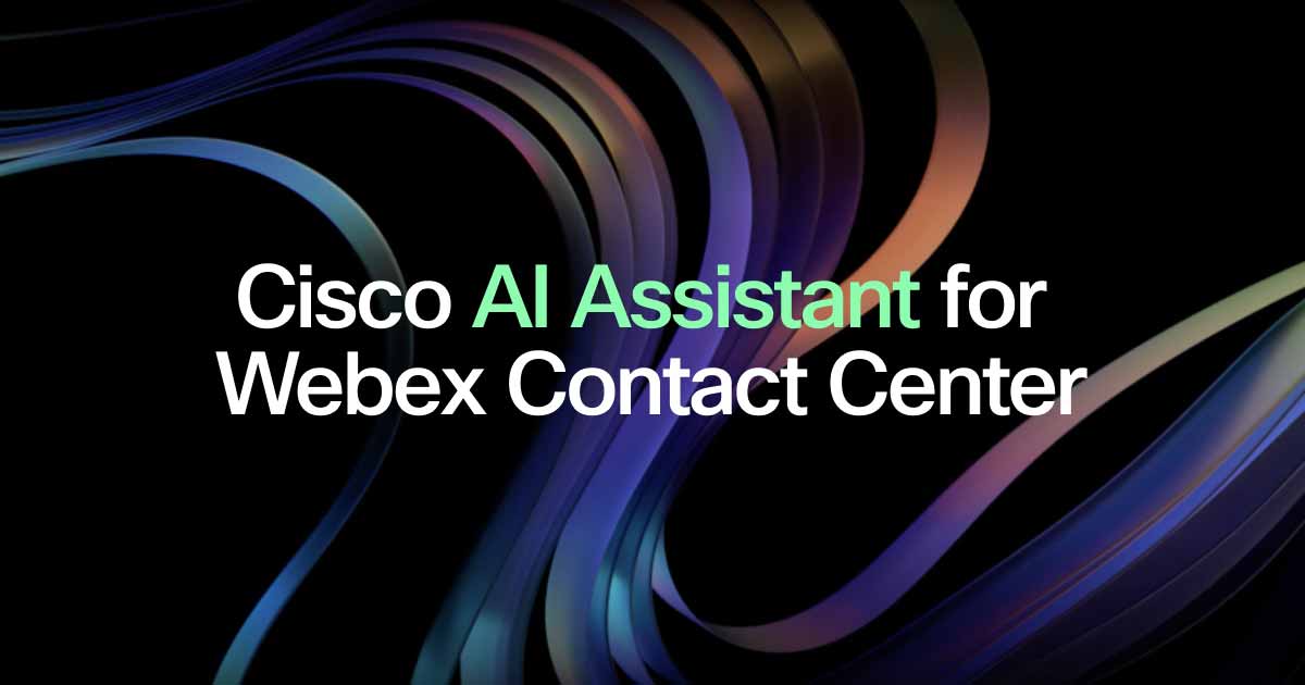Cisco AI Assistant for Webex Contact Center