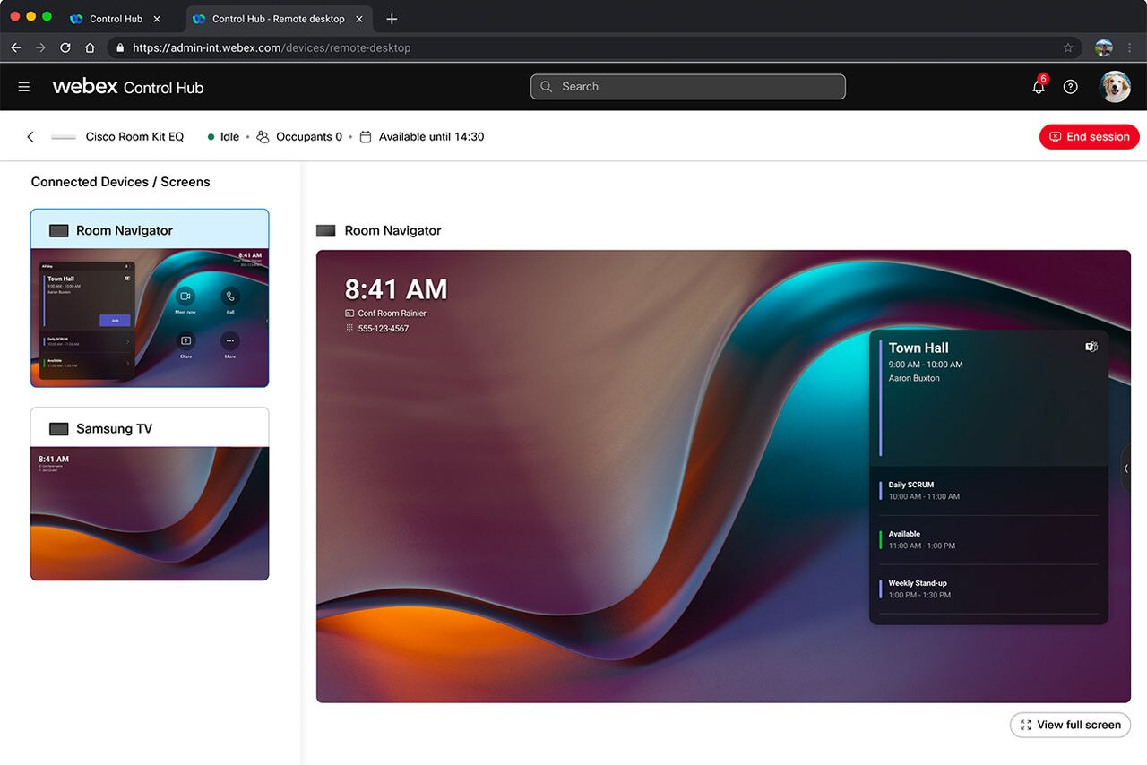 Control Hub for Cisco Devices: Device management, simplified. Control Hub for Cisco Devices: Device management, simplified.