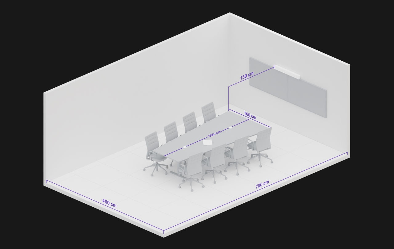 Cisco Workspaces: Medium meeting room blueprint
